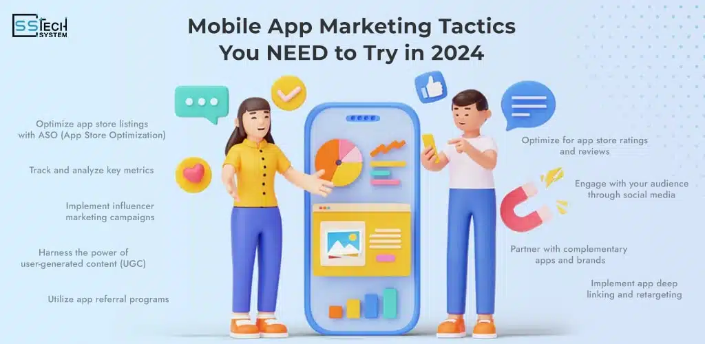 Mobile App Marketing Trends & Tactics for 2024 - SSTech System Mobile App Marketing Trends & Tactics for 2024 - SSTech System
